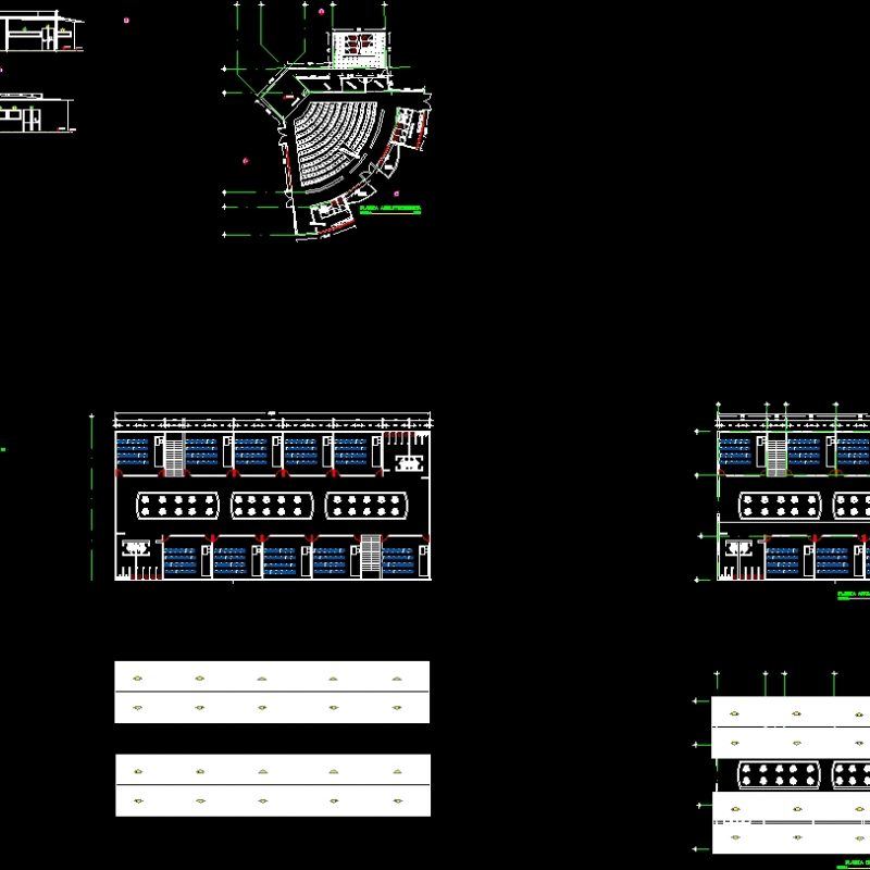 Auditorium And Classrooms DWG Block for AutoCAD • Designs CAD