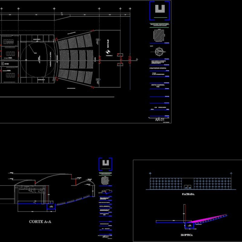 Auditorium DWG Block for AutoCAD • Designs CAD