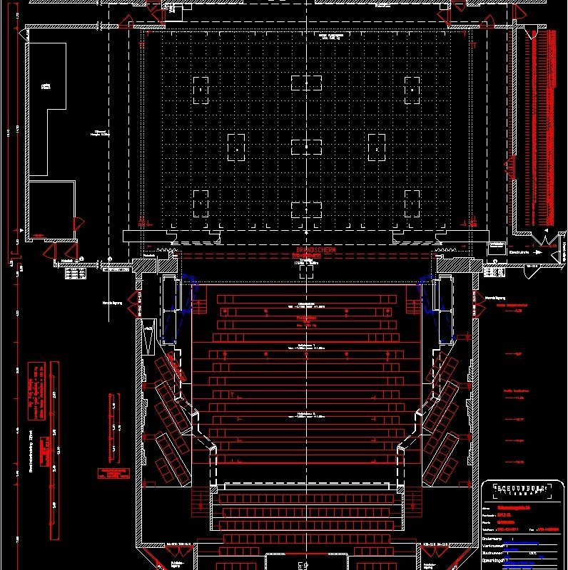 Auditorium DWG Block for AutoCAD • Designs CAD