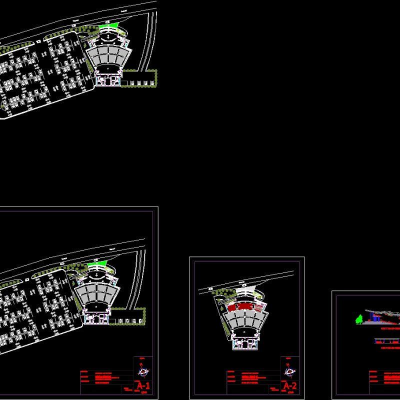 Auditorium DWG Block for AutoCAD | DesignsCAD