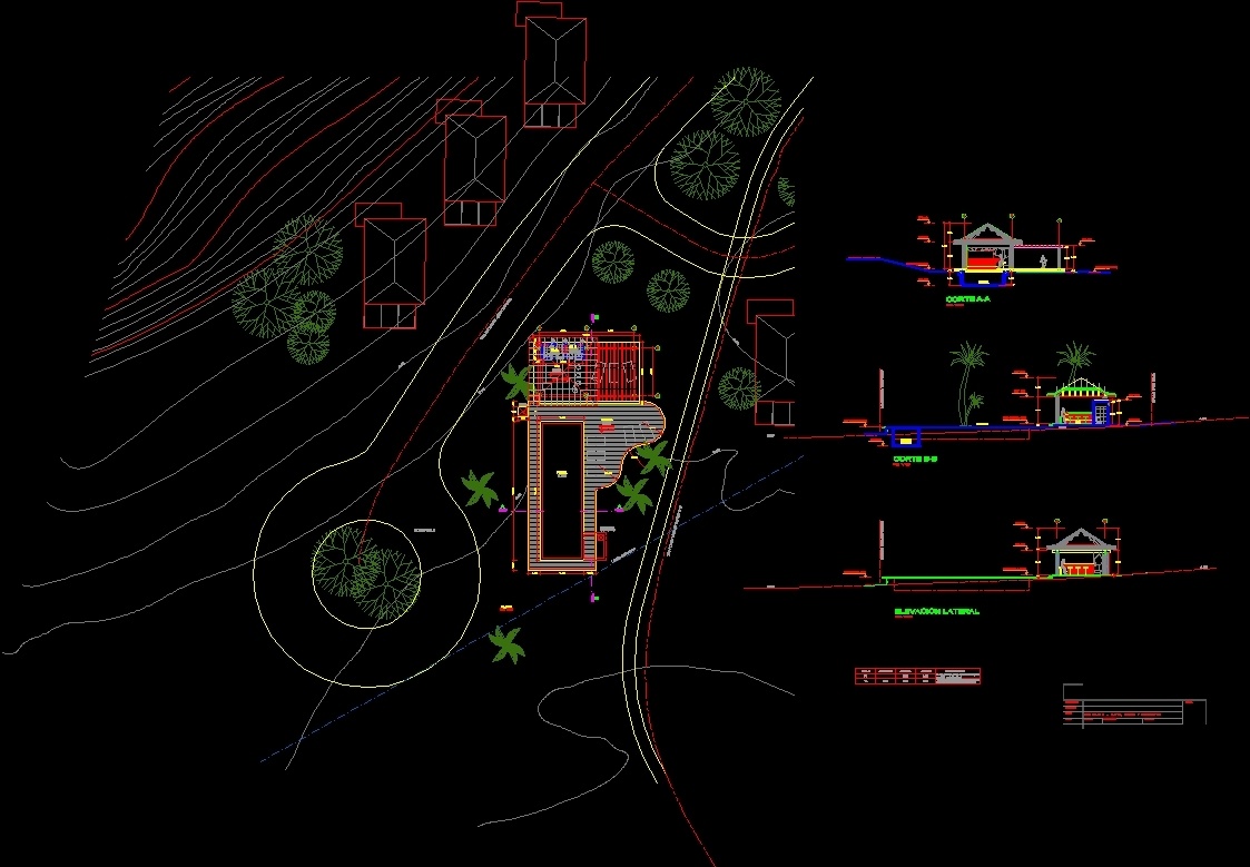 Beach Vacation Condo Mini Club 2 DWG Block for AutoCAD • Designs CAD