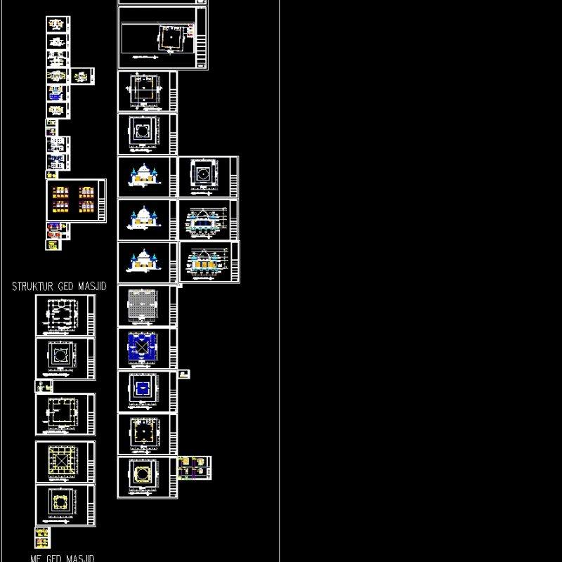 Belawan Mosque DWG Block for AutoCAD • Designs CAD