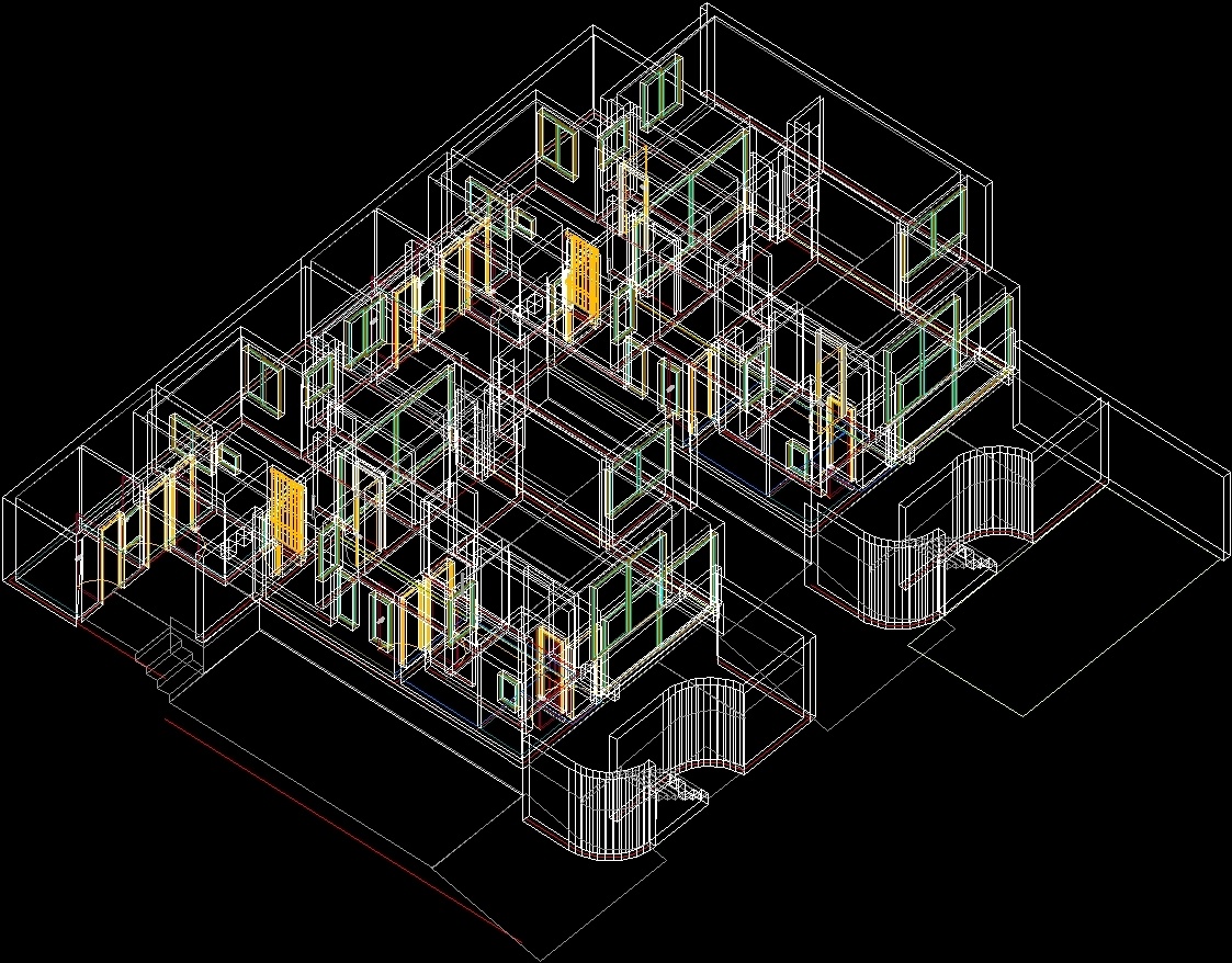 Category House 3D DWG Model for AutoCAD • Designs CAD