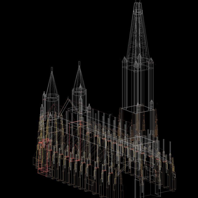 Cathedral 3D DWG Model for AutoCAD • Designs CAD