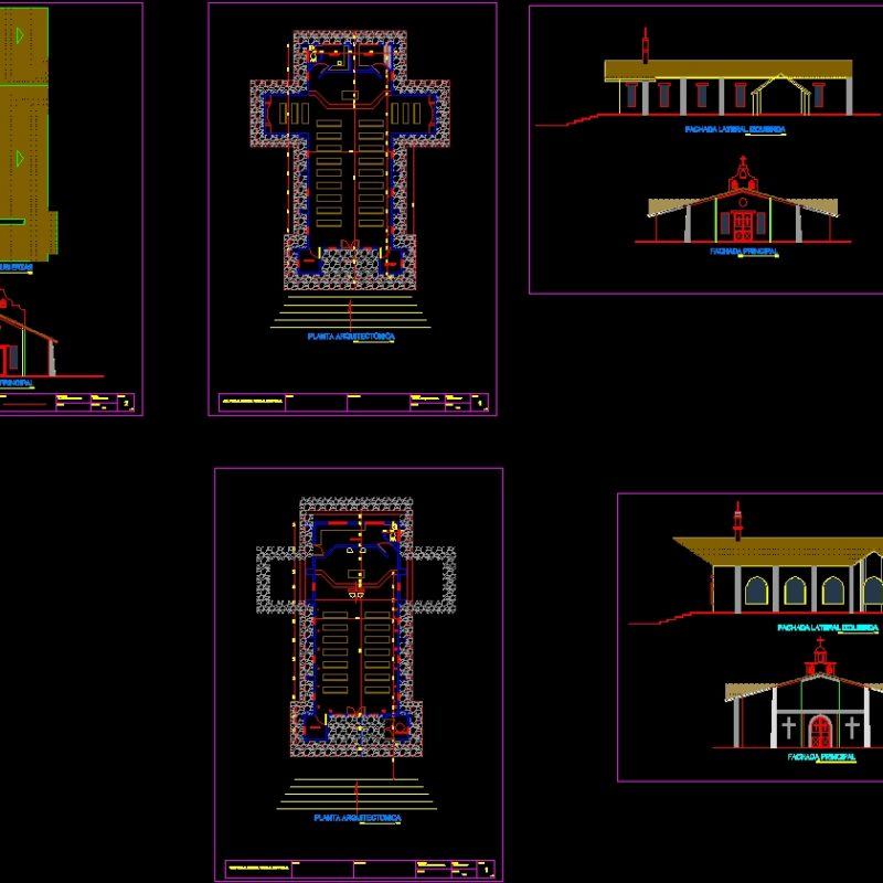 Chapel - Project DWG Full Project for AutoCAD | DesignsCAD
