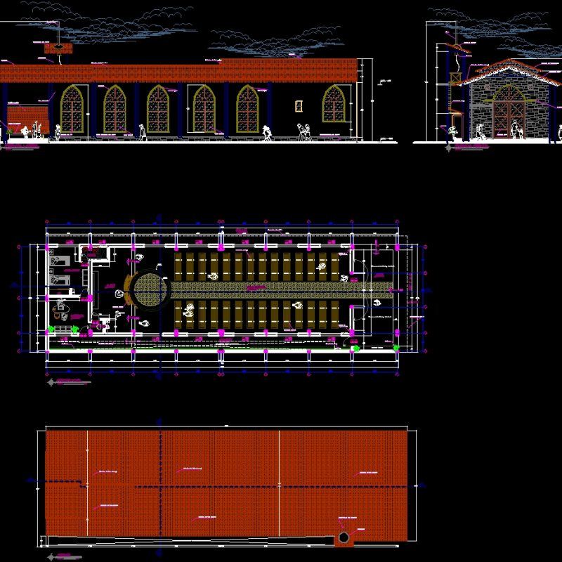 Church DWG Block for AutoCAD • Designs CAD