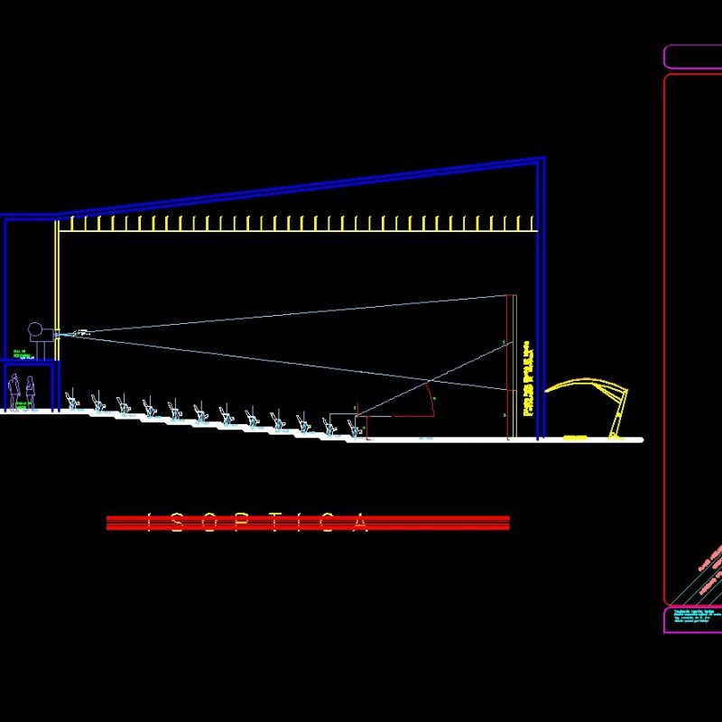Cinema Section DWG Section for AutoCAD • Designs CAD