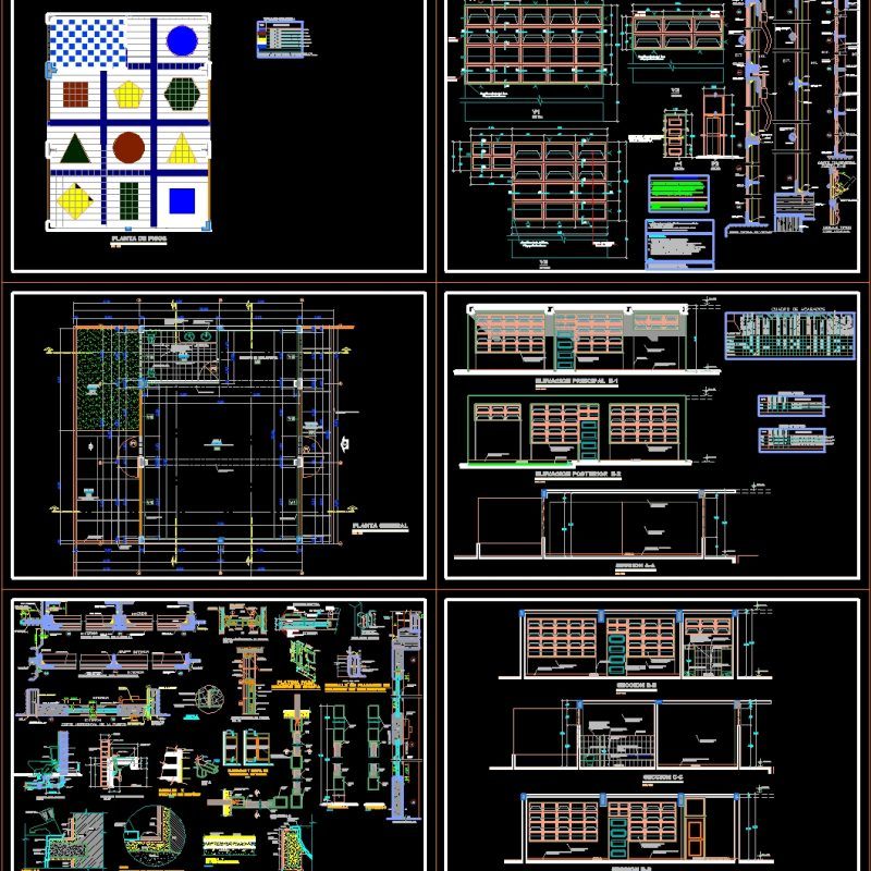 Classroom Of Initial College DWG Full Project for AutoCAD • Designs CAD