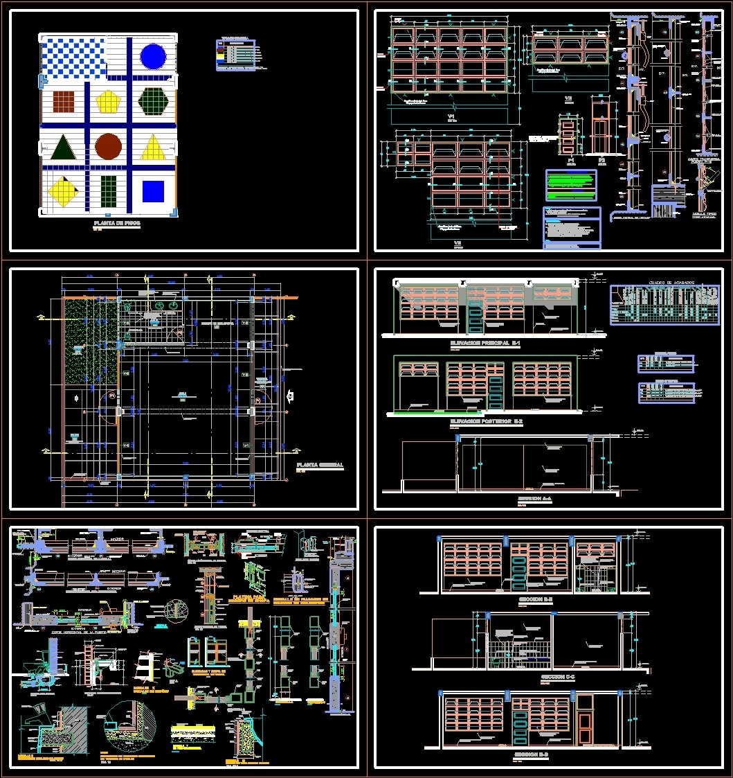 Classroom Of Initial College DWG Full Project for AutoCAD • Designs CAD