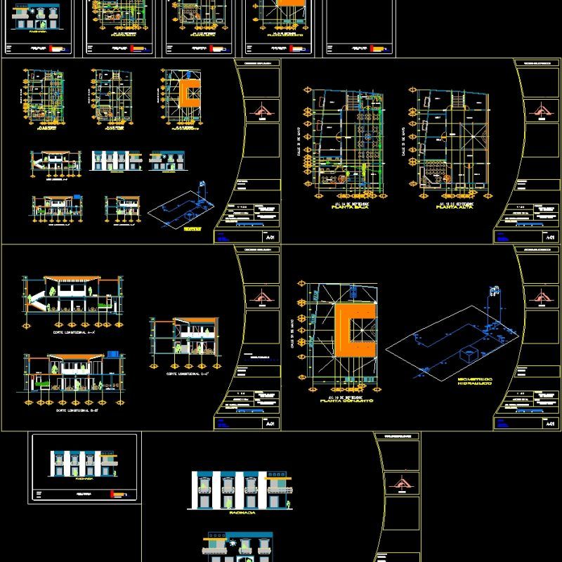 Commercial Stores DWG Section for AutoCAD | DesignsCAD