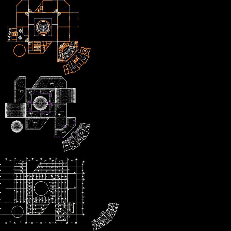 Concert Hall - Auditorium DWG Block for AutoCAD • Designs CAD