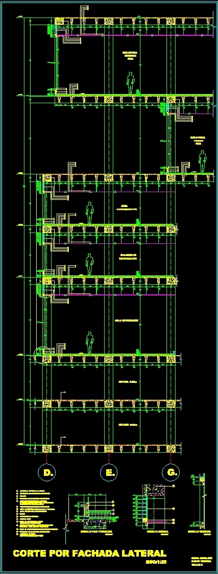 Conventions Center DWG Section for AutoCAD • Designs CAD