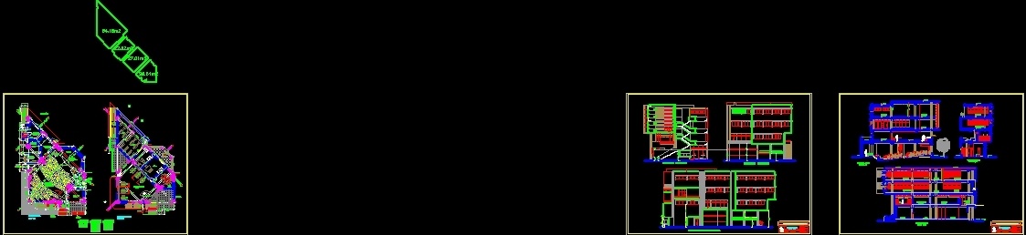 Cultural Center, Auditorium, Media Library DWG Block for AutoCAD ...