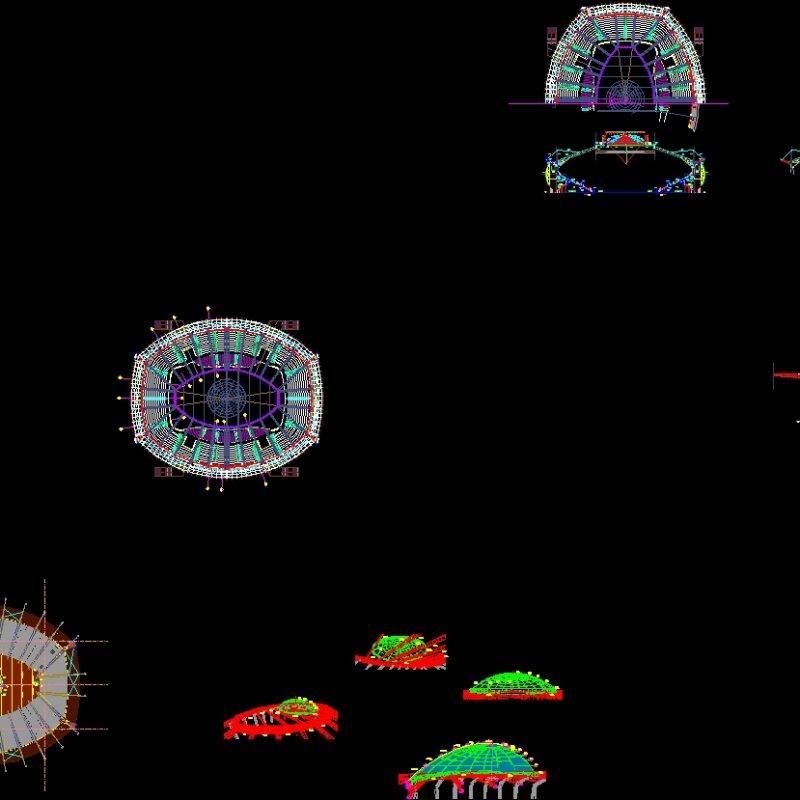 Detail Dome DWG Section for AutoCAD • Designs CAD