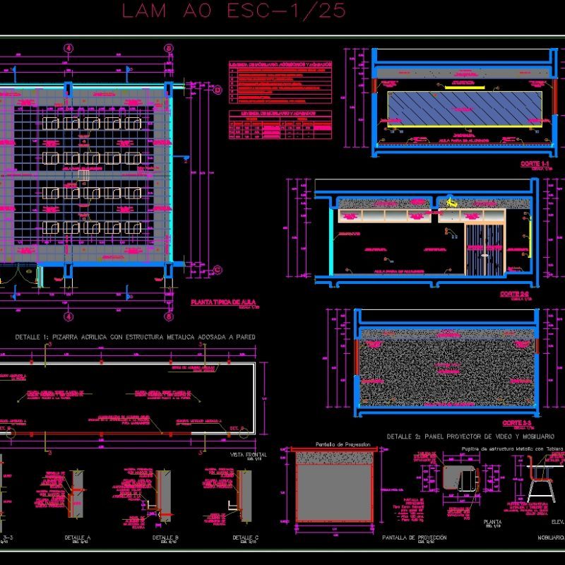 Detail Hall University DWG Detail for AutoCAD • Designs CAD
