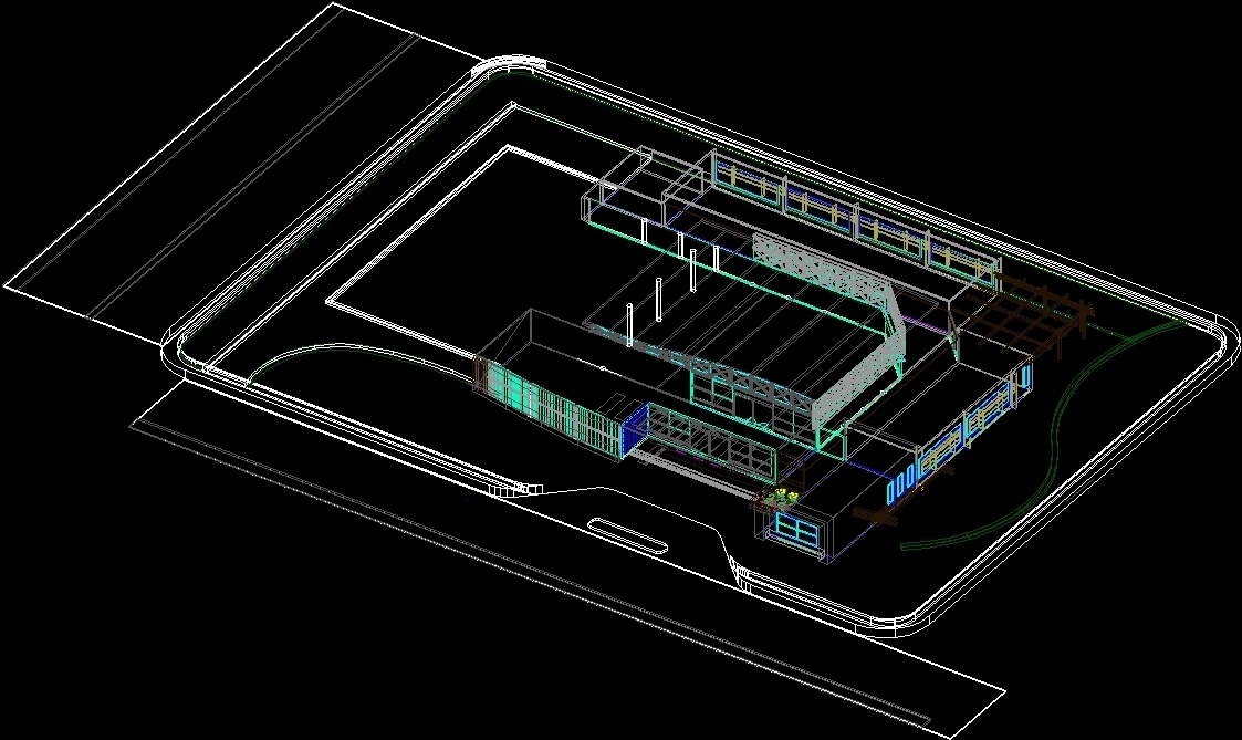 Educational Building - Institutional 3D DWG Model for AutoCAD • Designs CAD Educational Building - Institutional 3D DWG Model for AutoCAD • Designs CAD
