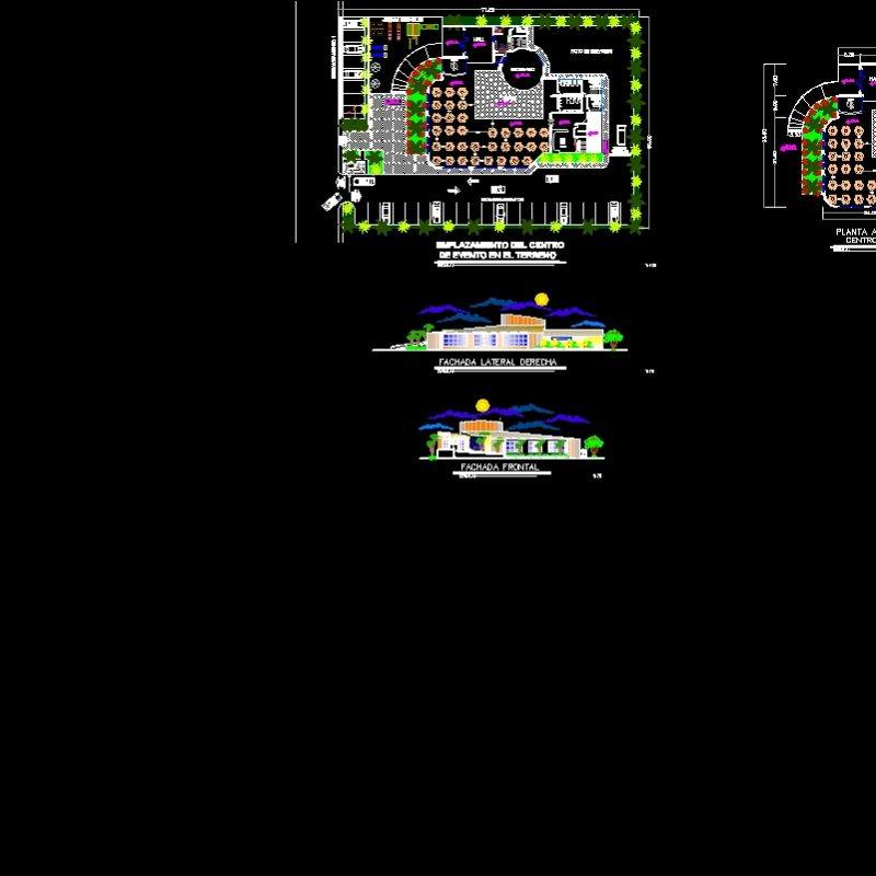 Event Center DWG Block for AutoCAD • Designs CAD