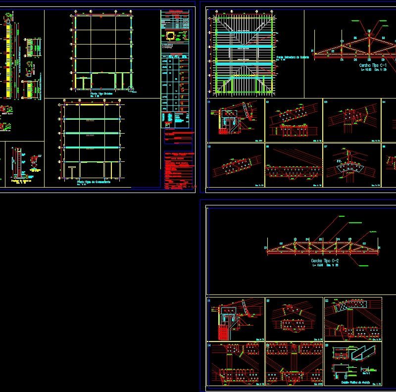 Hall Multiple Uses DWG Section for AutoCAD • Designs CAD