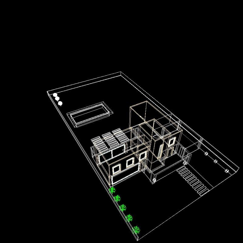 Housing 3D DWG Model for AutoCAD • Designs CAD