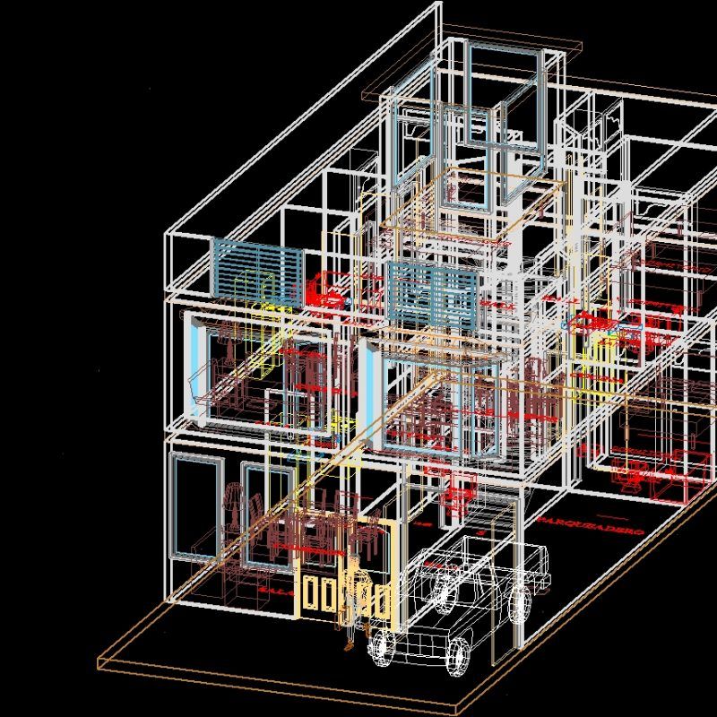 Housing Project 3D DWG Full Project for AutoCAD • Designs CAD