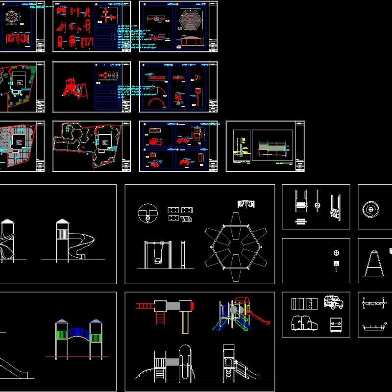 Landscape Of Kindergarten DWG Block for AutoCAD • Designs CAD