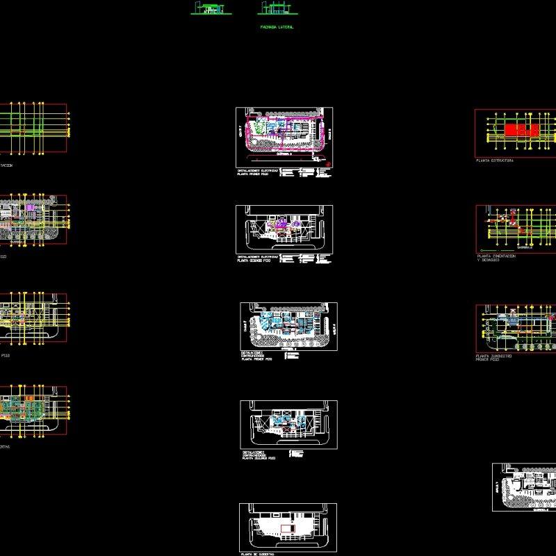 Library Building DWG Detail for AutoCAD • Designs CAD