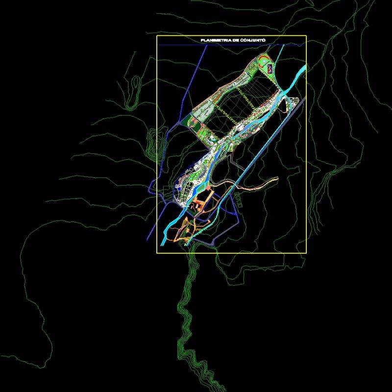 Mall Chili Recreational River System DWG Block for AutoCAD • Designs CAD