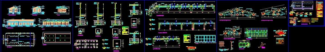 Multi-Use Room In Missionary Church DWG Block for AutoCAD • Designs CAD