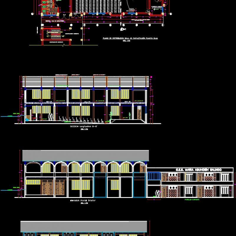 Multipurpose Room DWG Block for AutoCAD • Designs CAD