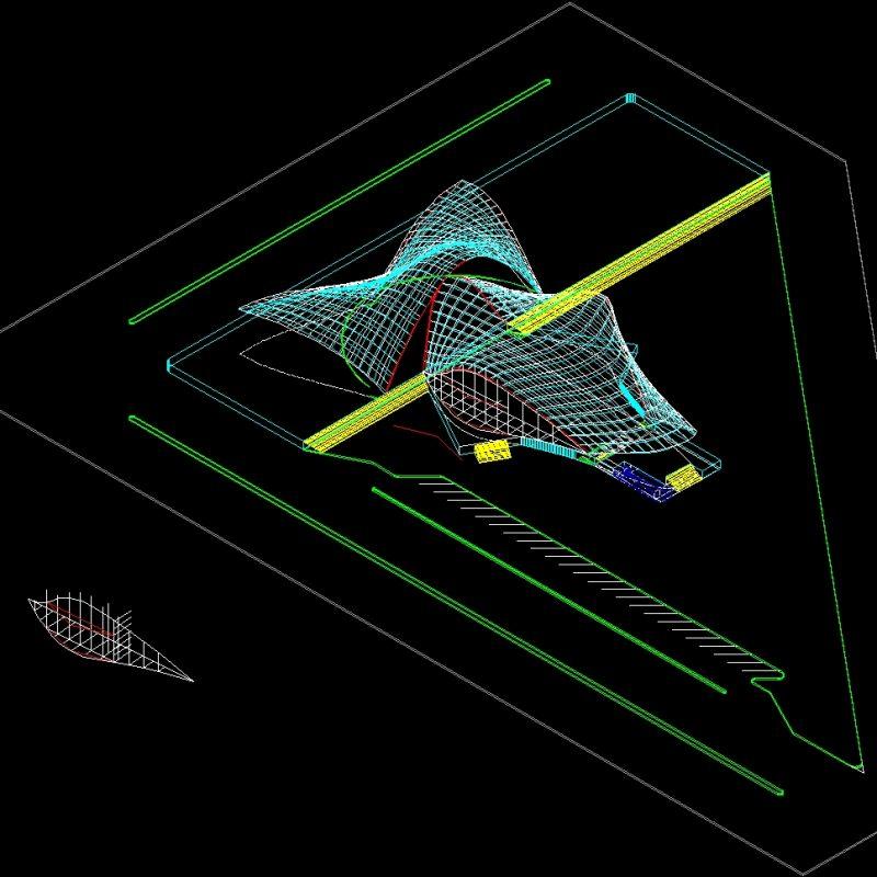 New Age Church 3D DWG Model for AutoCAD | DesignsCAD