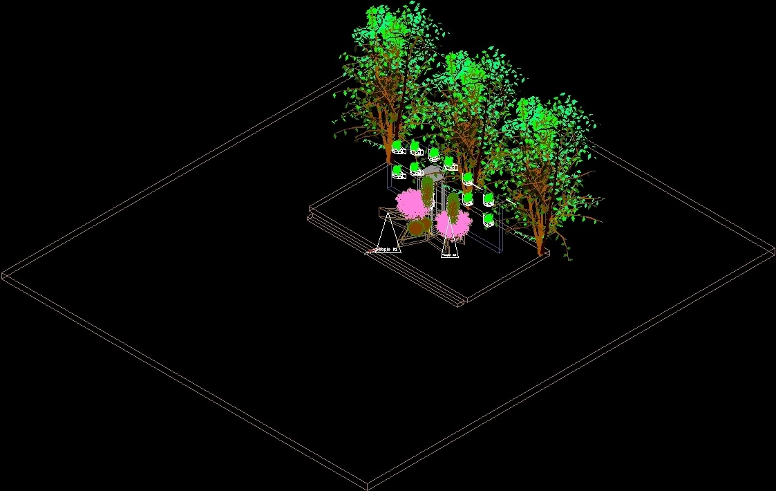 Park Of The Memory Grotto 3D DWG Model for AutoCAD • Designs CAD