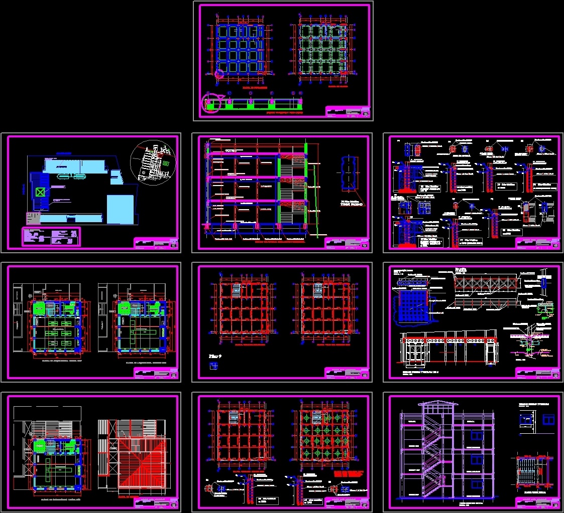 Project School Laboratory Maked With Tubest DWG Full Project for ...