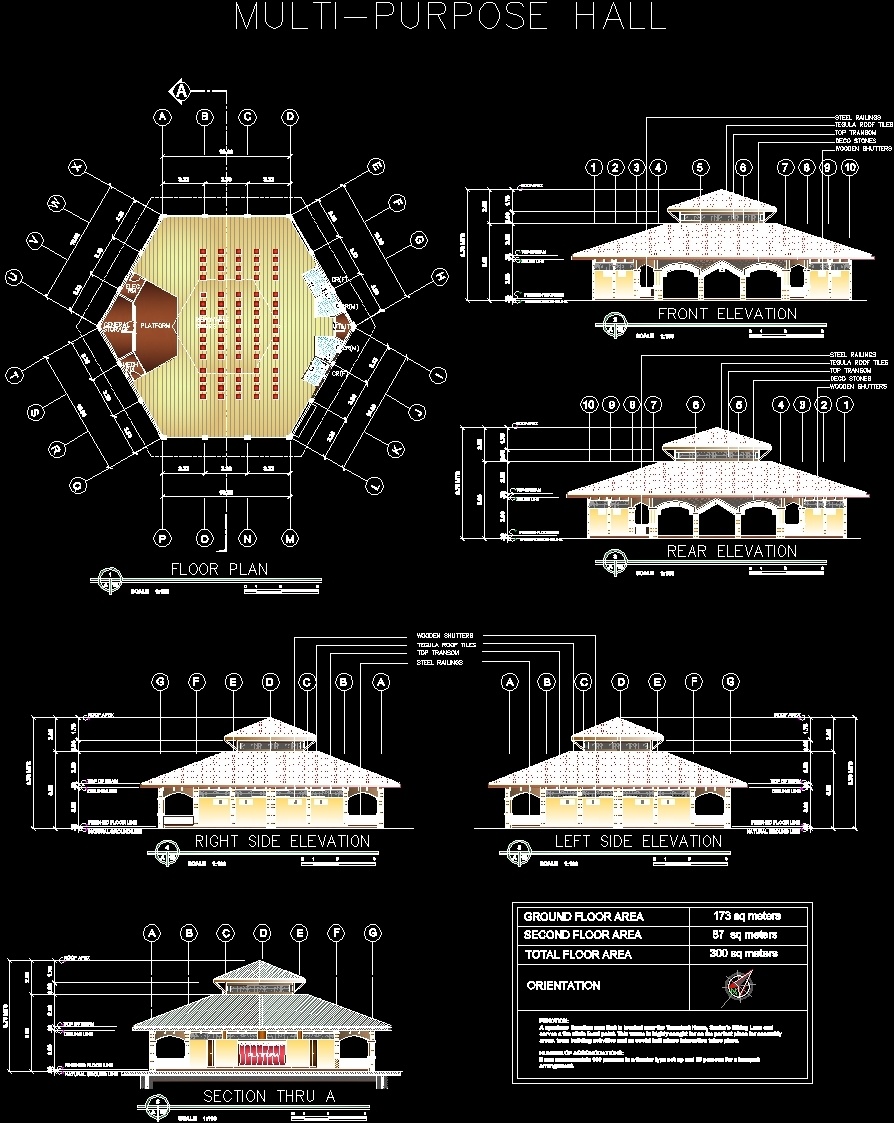 Retirement Home For The Elderly DWG Block for AutoCAD • Designs CAD