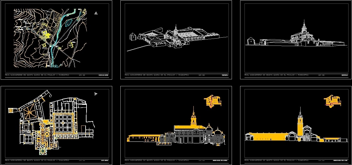 Santa Maria Del Paular Monastery DWG Block for AutoCAD • Designs CAD