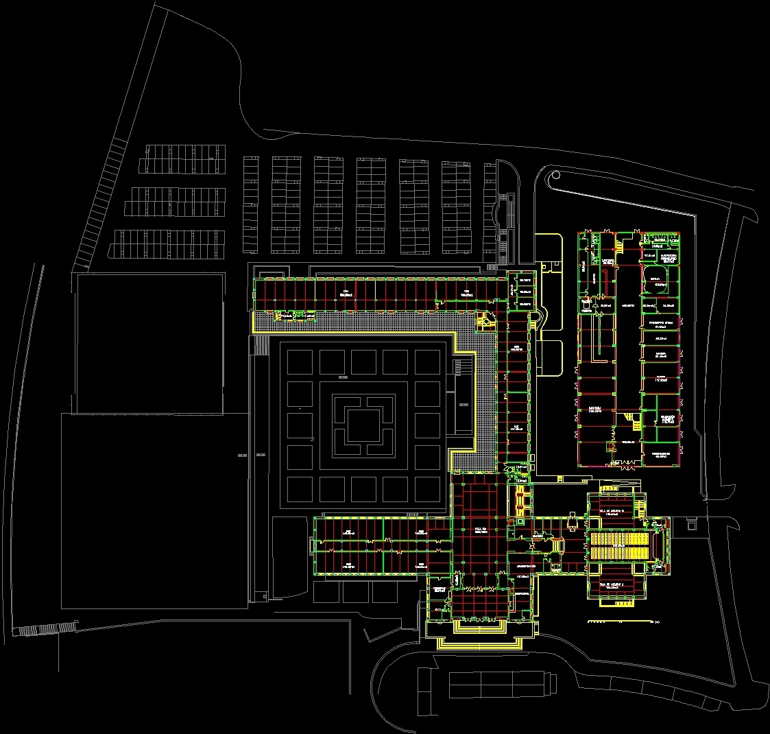 School Of Architecture Of Madrid - Upm DWG Block for AutoCAD • Designs CAD