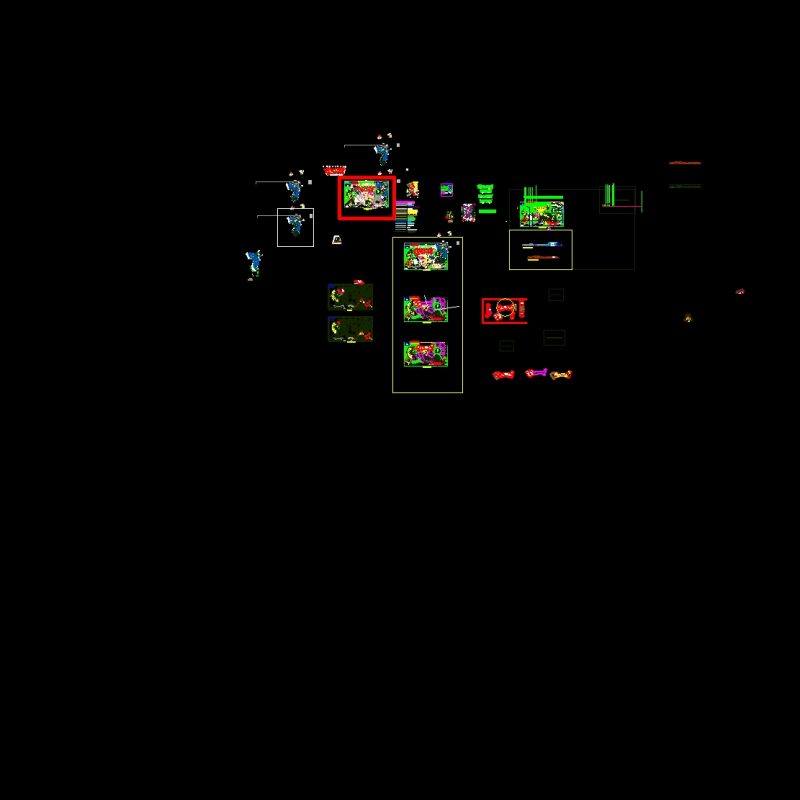 Technology And Production Training Center, Parachique, Peru DWG Block ...