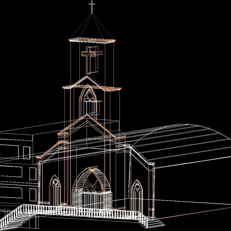 Temple 3D DWG Model for AutoCAD • Designs CAD