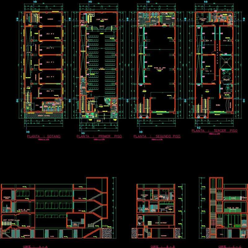 Temple DWG Section for AutoCAD • Designs CAD