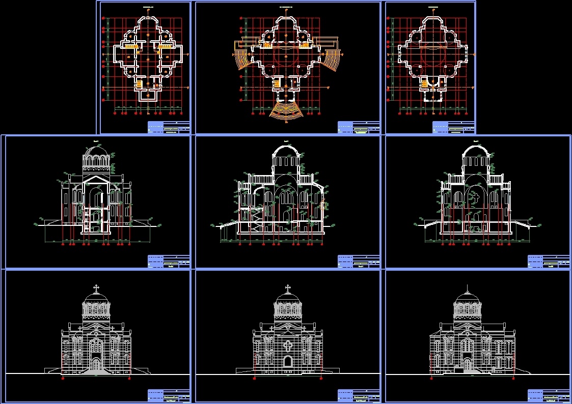 Temple For 800 Visitorsl DWG Block for AutoCAD • Designs CAD