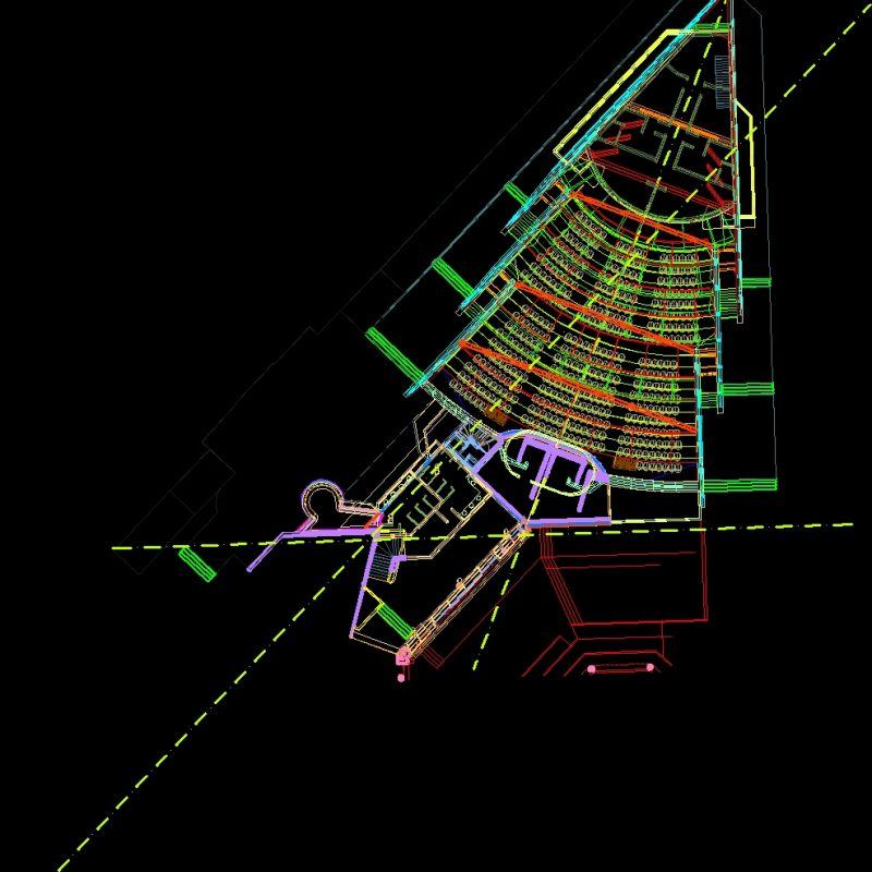 Theater 3D DWG Model for AutoCAD • Designs CAD