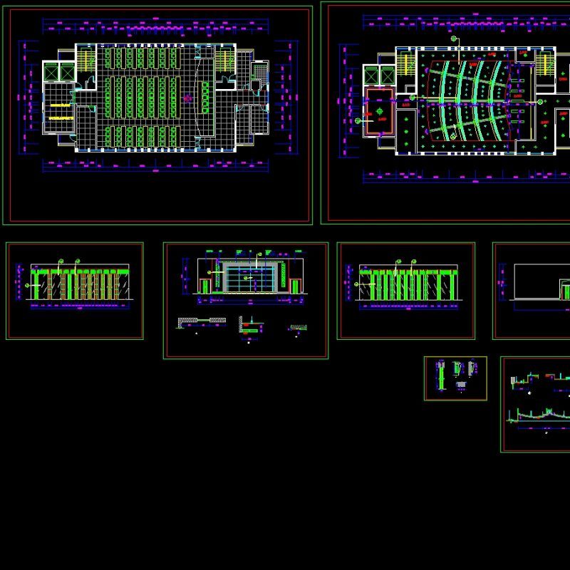 Theatre DWG Section for AutoCAD • Designs CAD