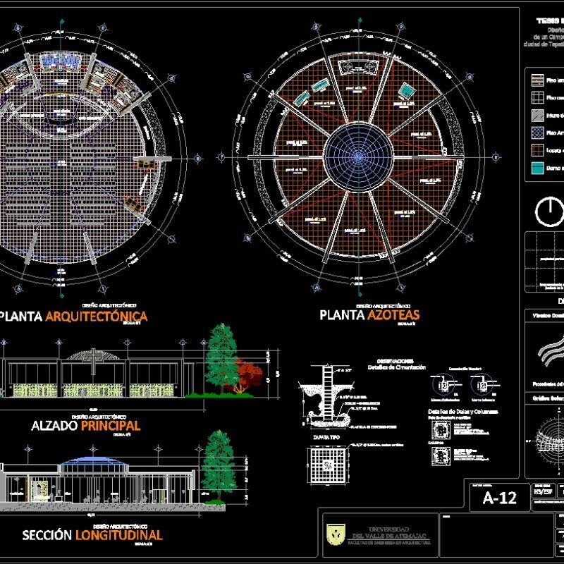 Thesis 2 - Administration Building 2-5 DWG Block for AutoCAD • Designs CAD
