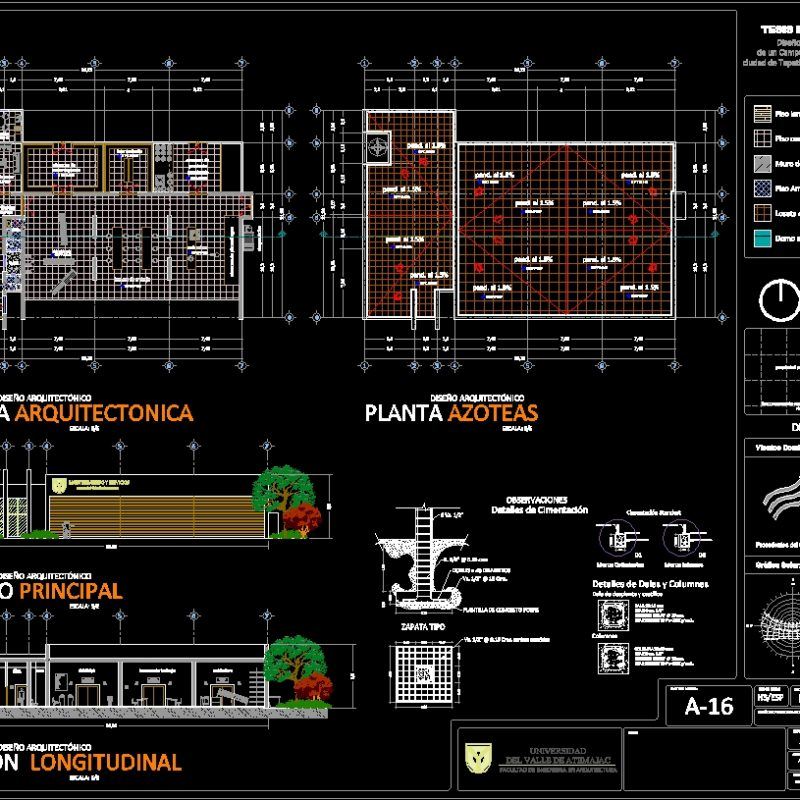Thesis 2 - Administration Building 2-5 DWG Block for AutoCAD • Designs CAD