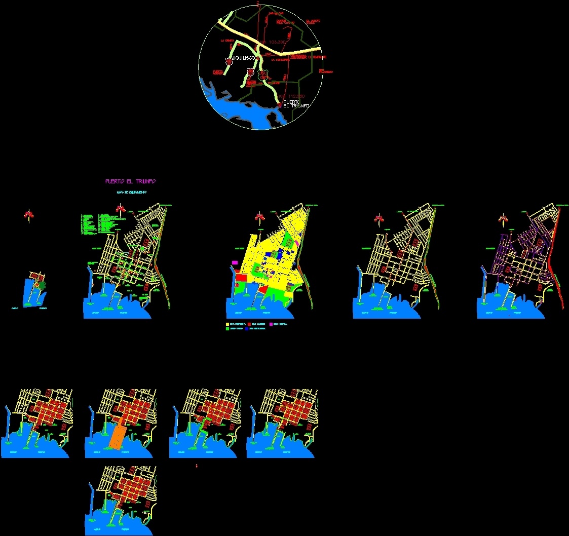 Tourist Port - Salvador DWG Block for AutoCAD • Designs CAD