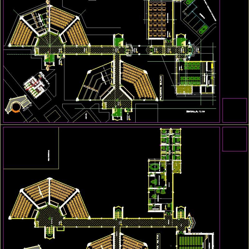 University Campus DWG Elevation for AutoCAD • Designs CAD