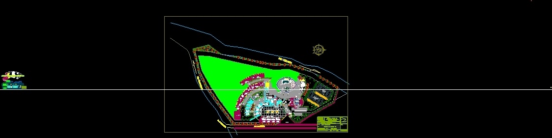 Youth Center For Sustainable Auto Production DWG Block for AutoCAD ...