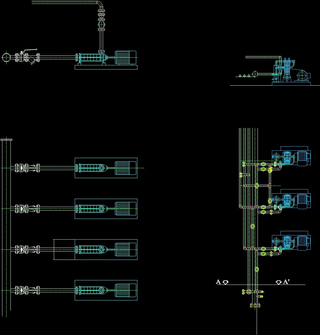 Bombs System And Compressors DWG Block for AutoCAD • Designs CAD