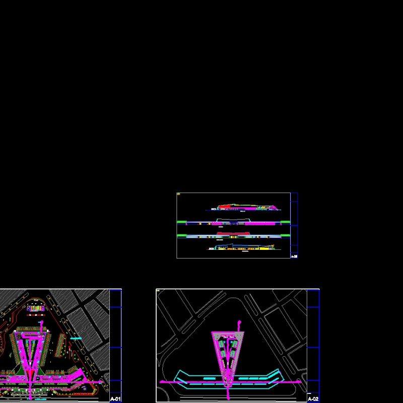 Bus Terminal DWG Plan for AutoCAD • Designs CAD
