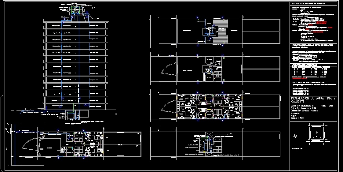 Cold Water Facilities - Hot DWG Detail for AutoCAD • Designs CAD
