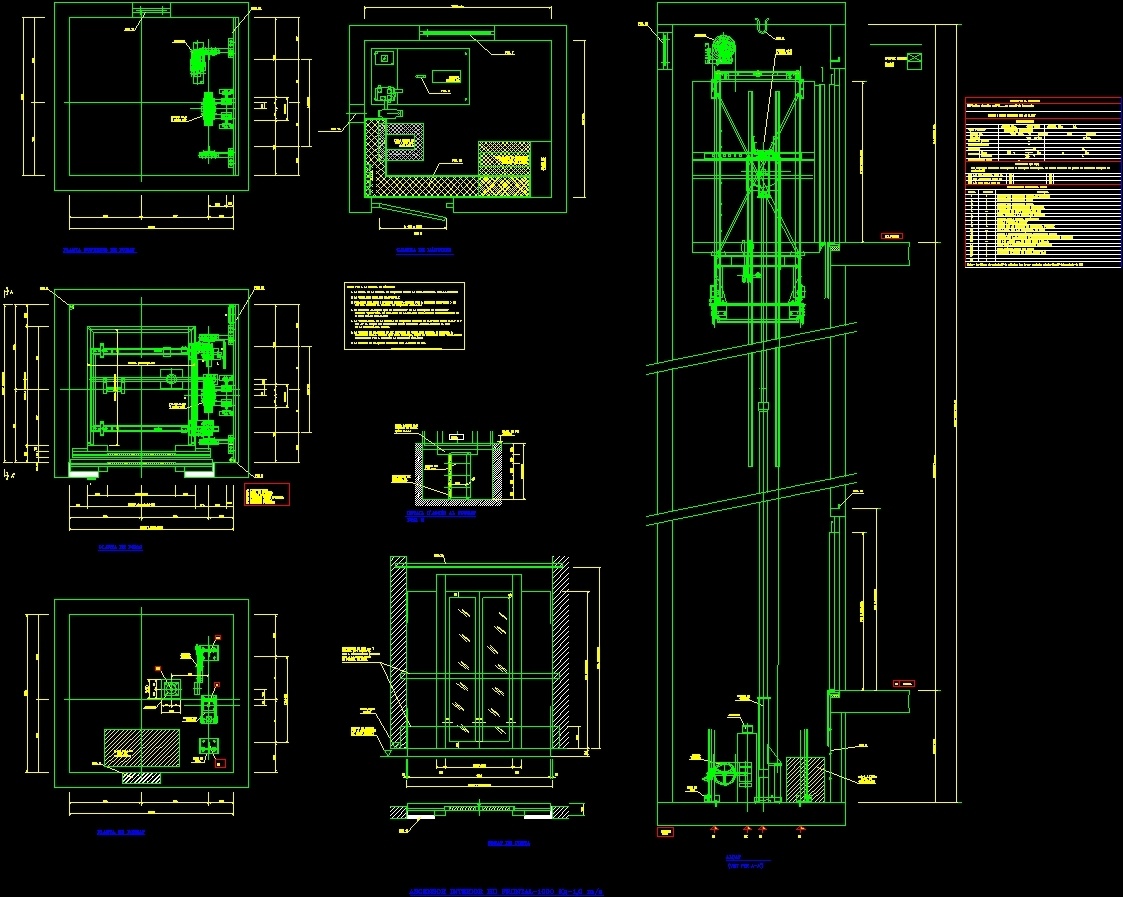 Elevator Dwg Block